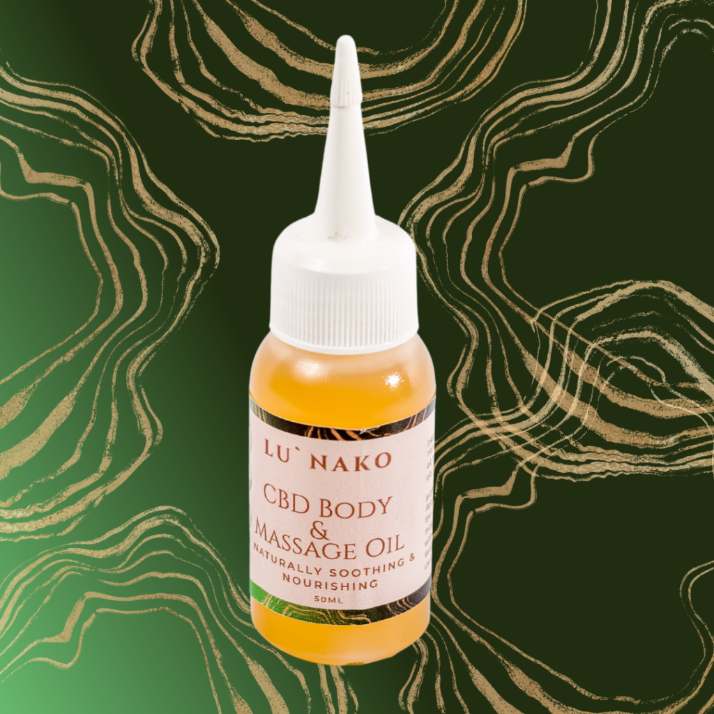 CBD Body and Massage Oil - Lunako Wellness